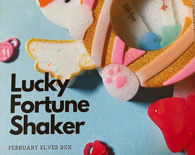 Sophie and Toffee February Elves Lucky Fortune Shaker Box - Etsy