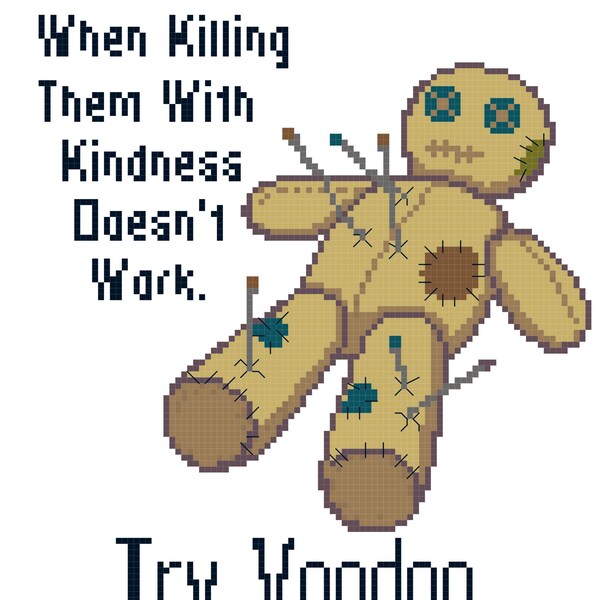 Voodoo Cross Stitch - Etsy