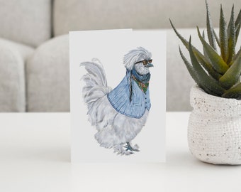 Chicken Rooster Note Cards Stationery Set of 10 Cards With - Etsy