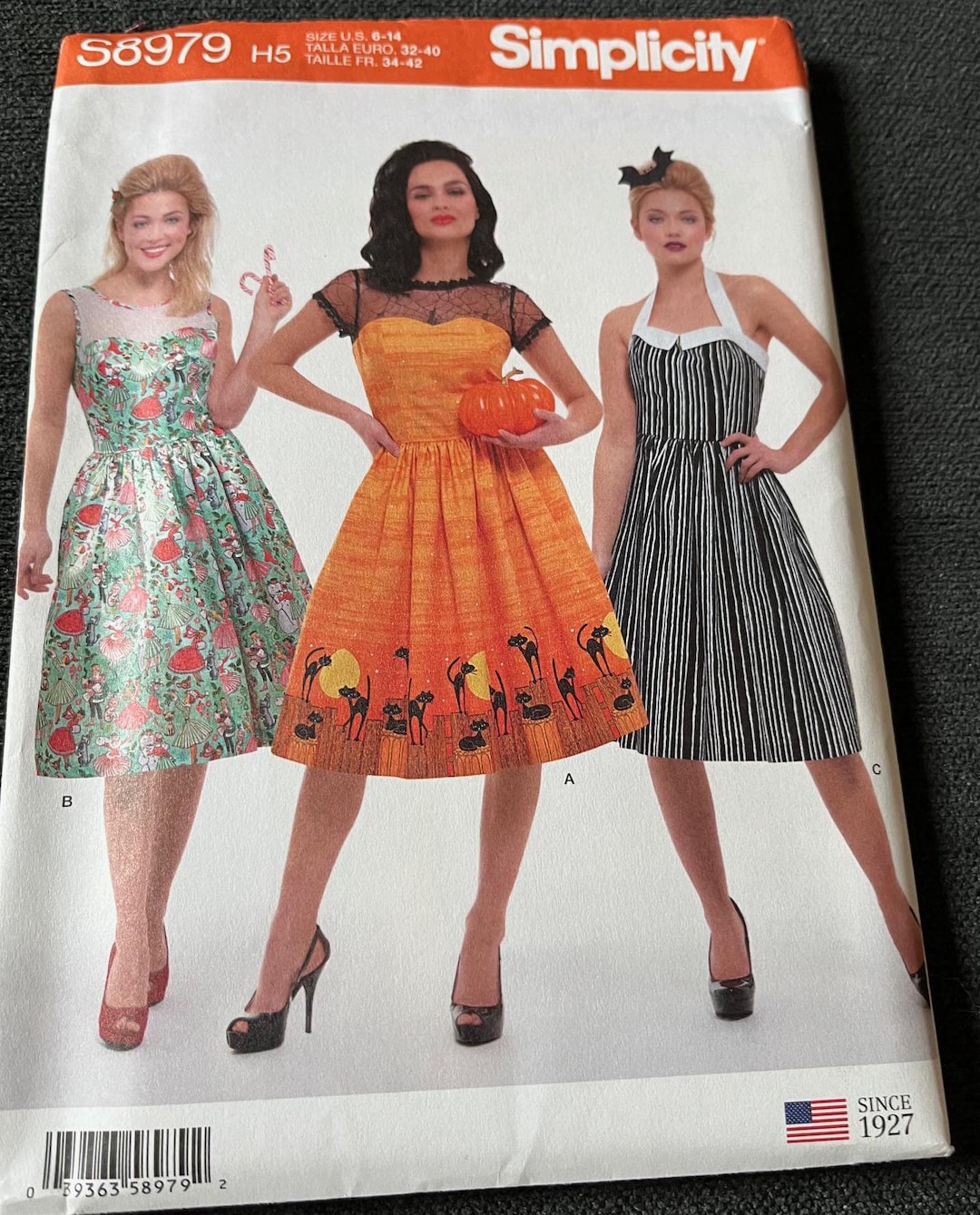 2019 Simplicity Pattern S8979 Misses' Dresses Sz 6-14 Uncut - Etsy