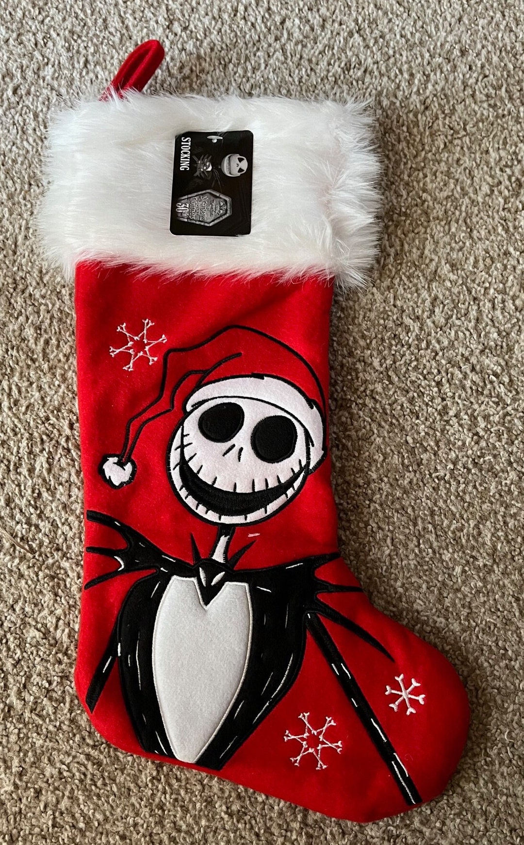 Disney Nightmare Before Christmas Jack Skellington Red Christmas ...