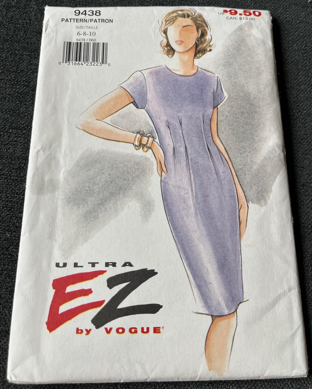 Vntg Ultra EZ by Vogue Pattern 9438 Misses' Dress Sz 6-8-10 Uncut - Etsy