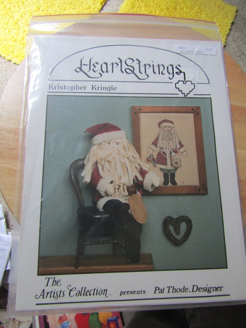Kristopher Kringle Counted Cross Stitch and Doll Pattern the Artists ...
