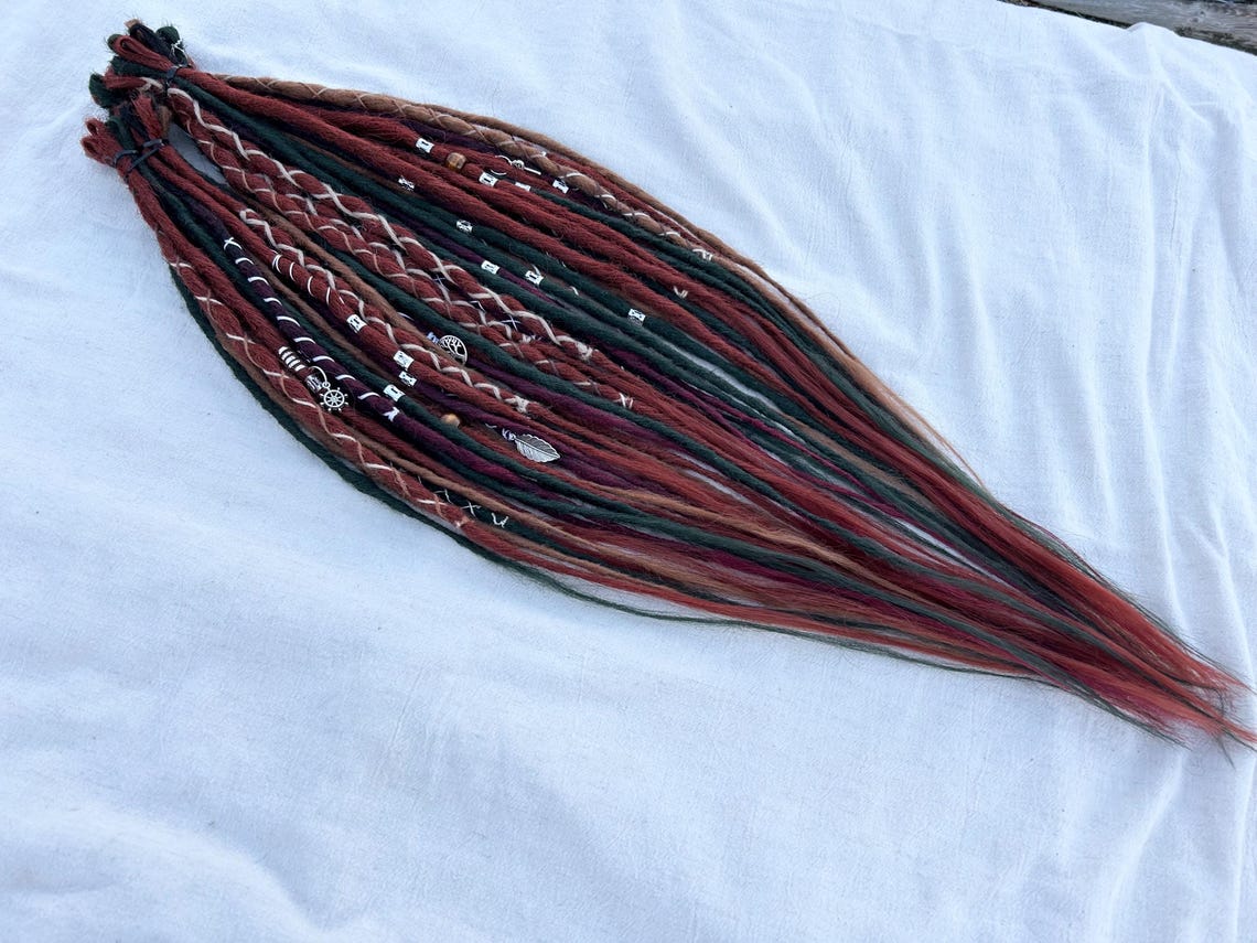 Natural Herbalist | Dreadlocks Extensions | Synthetic Dreads | Brown ...