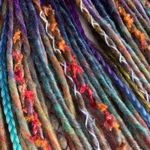 Rainbow Love | Custom Made Dreadlocks Extensions | Synthetic Dreads ...