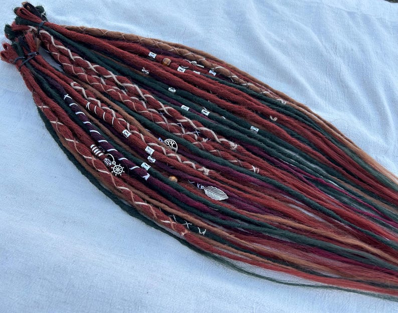 Natural Herbalist | Dreadlocks Extensions | Synthetic Dreads | Brown ...