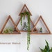 4 Piece 3D Wall Shelf Set, Triangle Shelves , Different Sizes. Solid ...