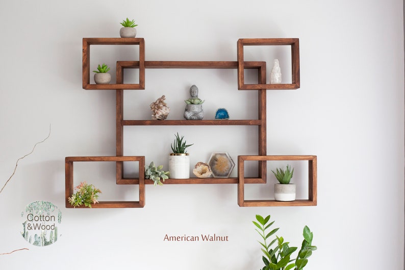 5PC Rectangle 3D Floating Display Shelf 37x25. - Etsy
