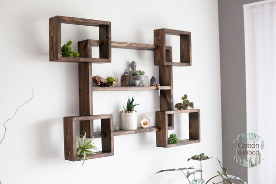 5PC Rectangle 3D Floating Display Shelf 37x25. - Etsy