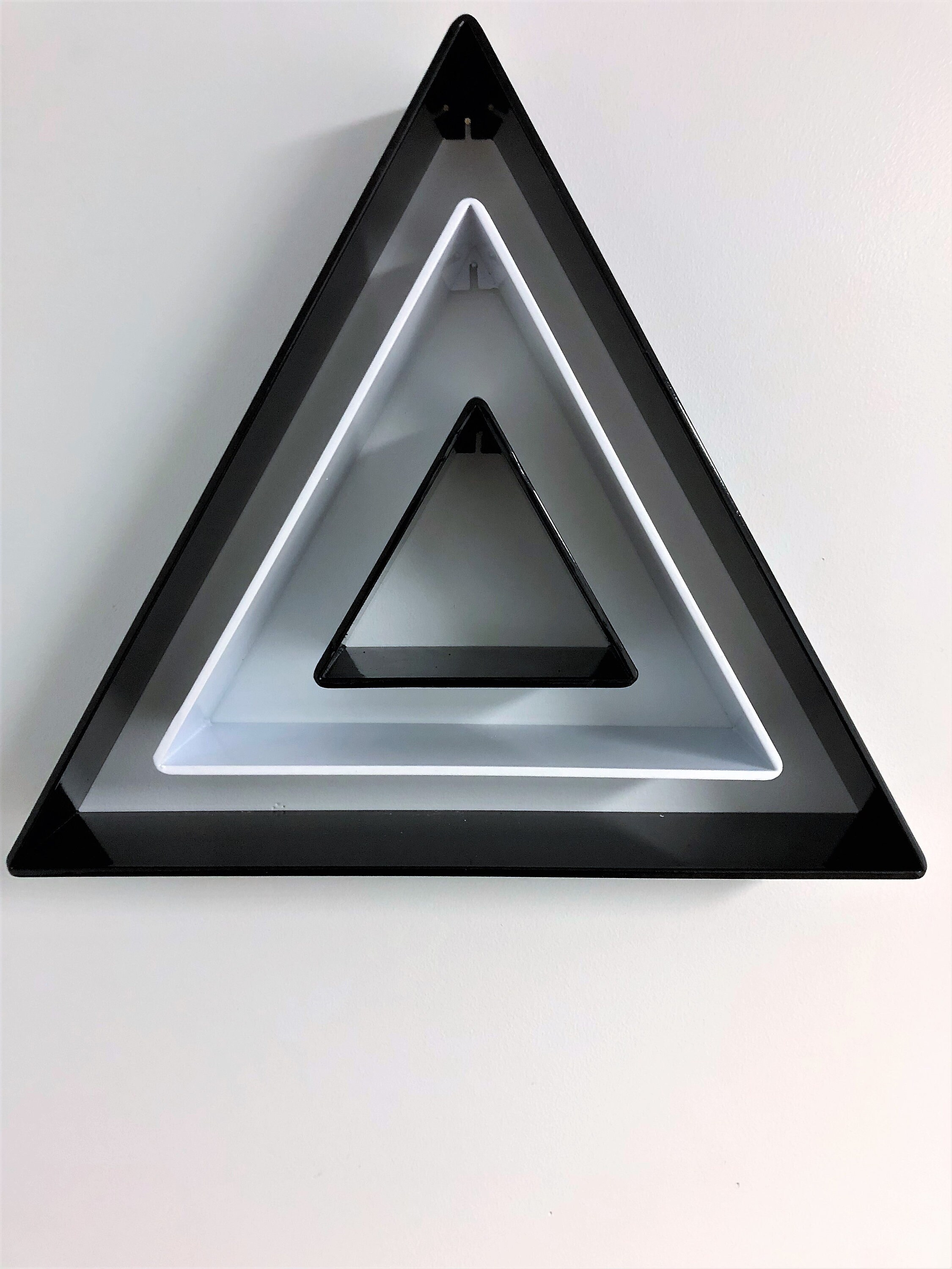 Metal Triangle Shelves set of 3 - Etsy