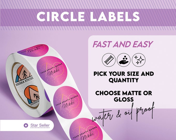 Circle Star Reward Stickers 25mm Kids Children Teachers Parents Labels ...