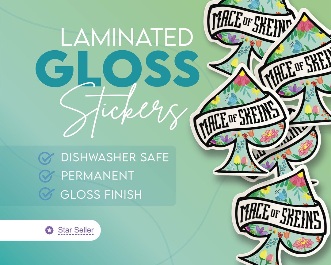 Custom Gloss Waterproof and Permanent Die Cut Stickers | Printed With ...