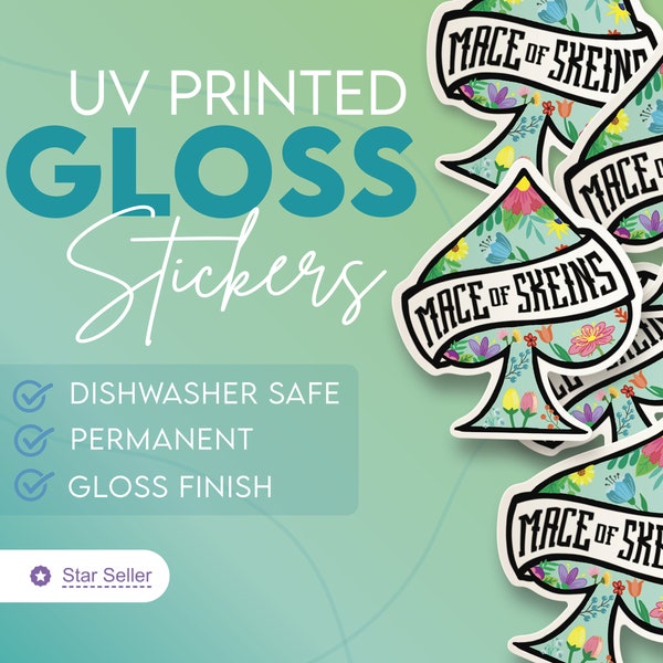 Dishwasher Safe Custom Logo Stickers - Etsy