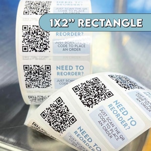 Rectangle Labels Custom Printed Stickers on a Roll Matte or Gloss ...
