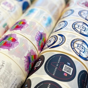 3 Inch Circle Labels - Custom Stickers With Your Image - FREE SHIPPING ...