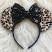 Leopard Print Mouse Ears, Jungle Cruise Inspired Ears, Animal Kingdom ...