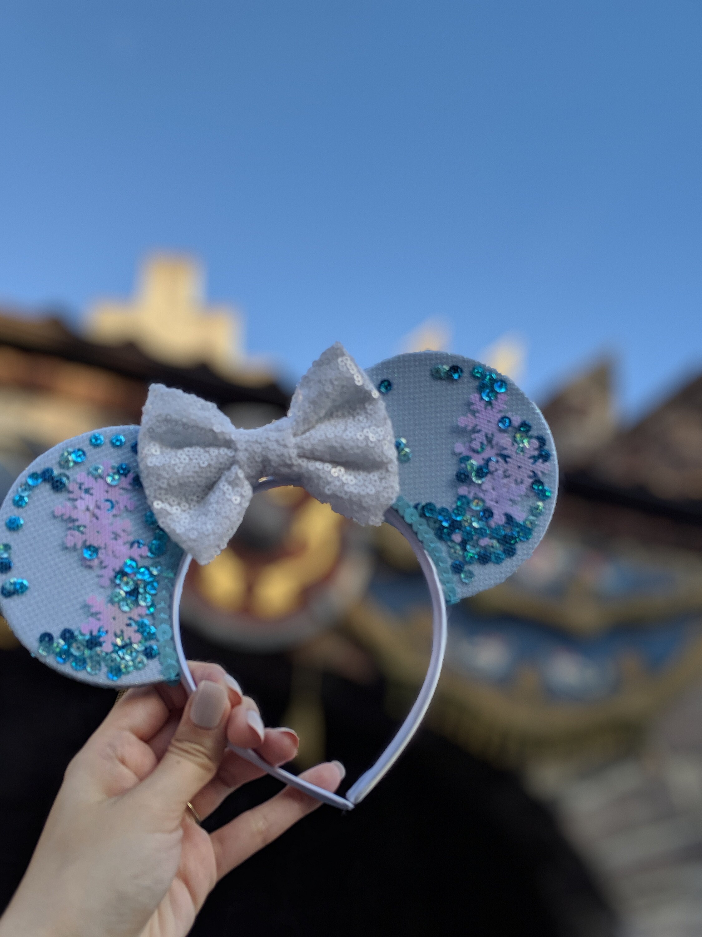 Elsa Ears, Frozen Ears, Elsa Mouse Ears, Princess Mouse Ears, Frozen ...
