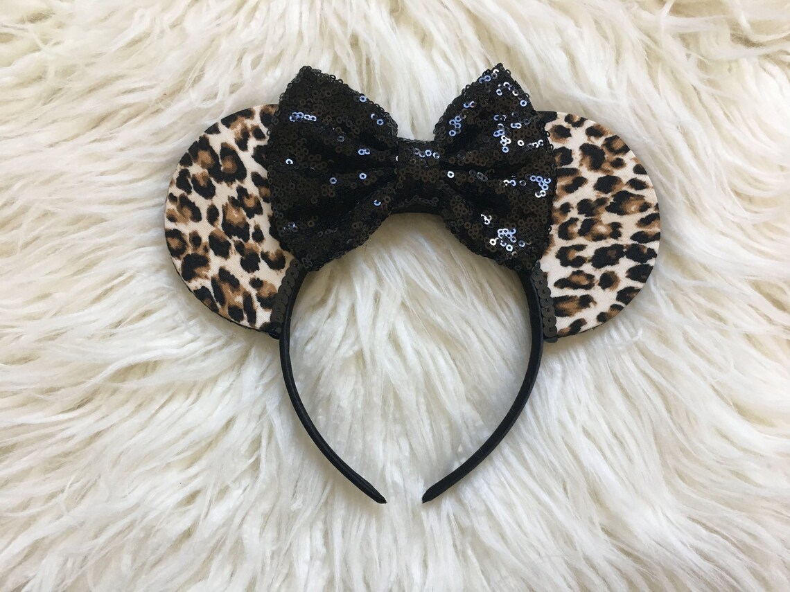 Leopard Print Mouse Ears, Jungle Cruise Inspired Ears, Animal Kingdom ...