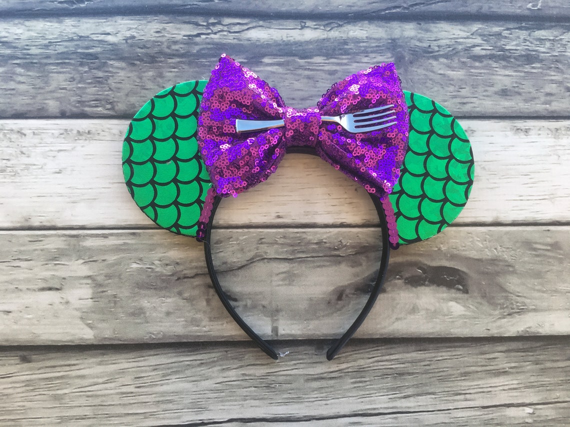 Mermaid Mouse Ears Mermaid Ears Ariel Mouse Ears Ariel | Etsy