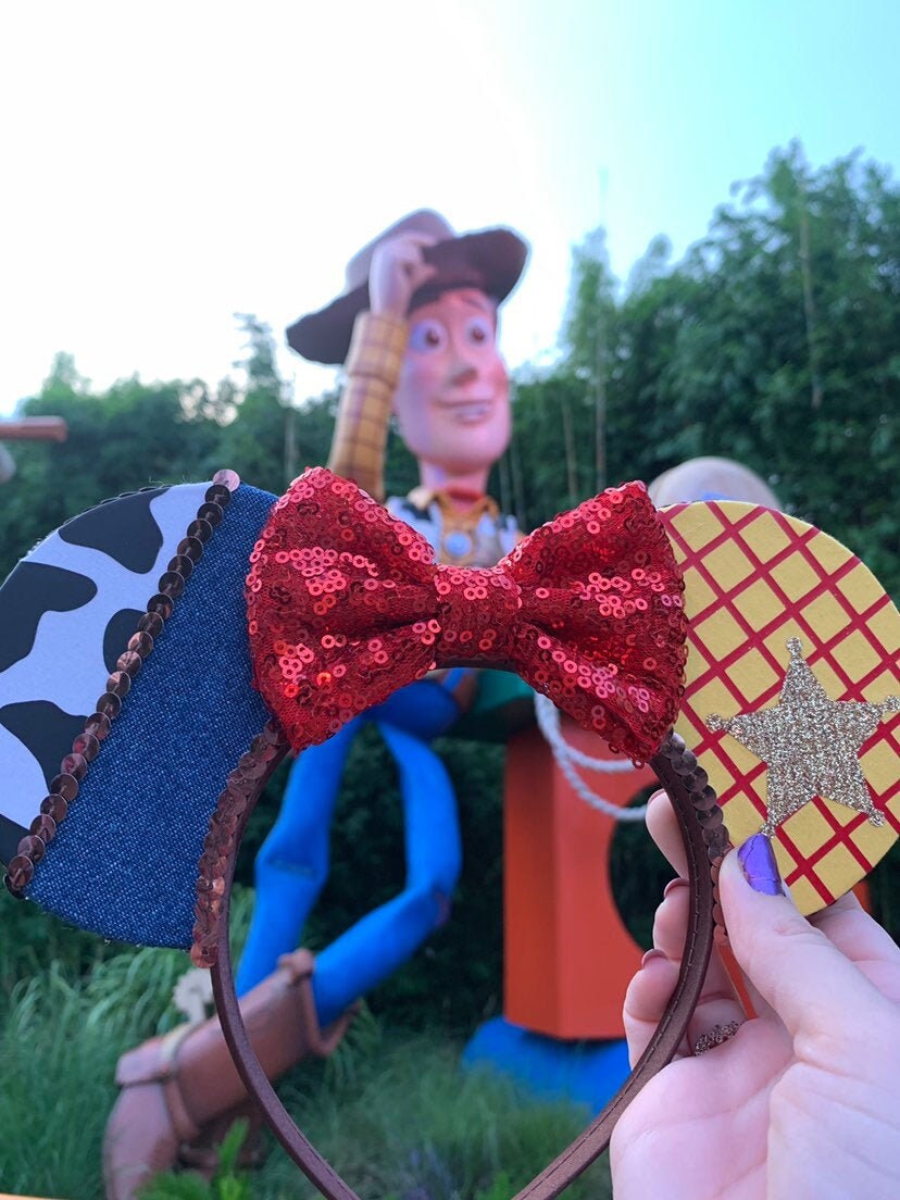Woody Inspired Mouse Ears Toy Story Inspired Ears Sheriff - Etsy