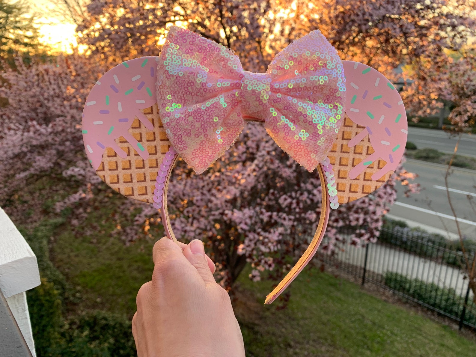 Ice Cream Mouse Ears Snack Mouse Ears Ice Cream Mickey Ears - Etsy