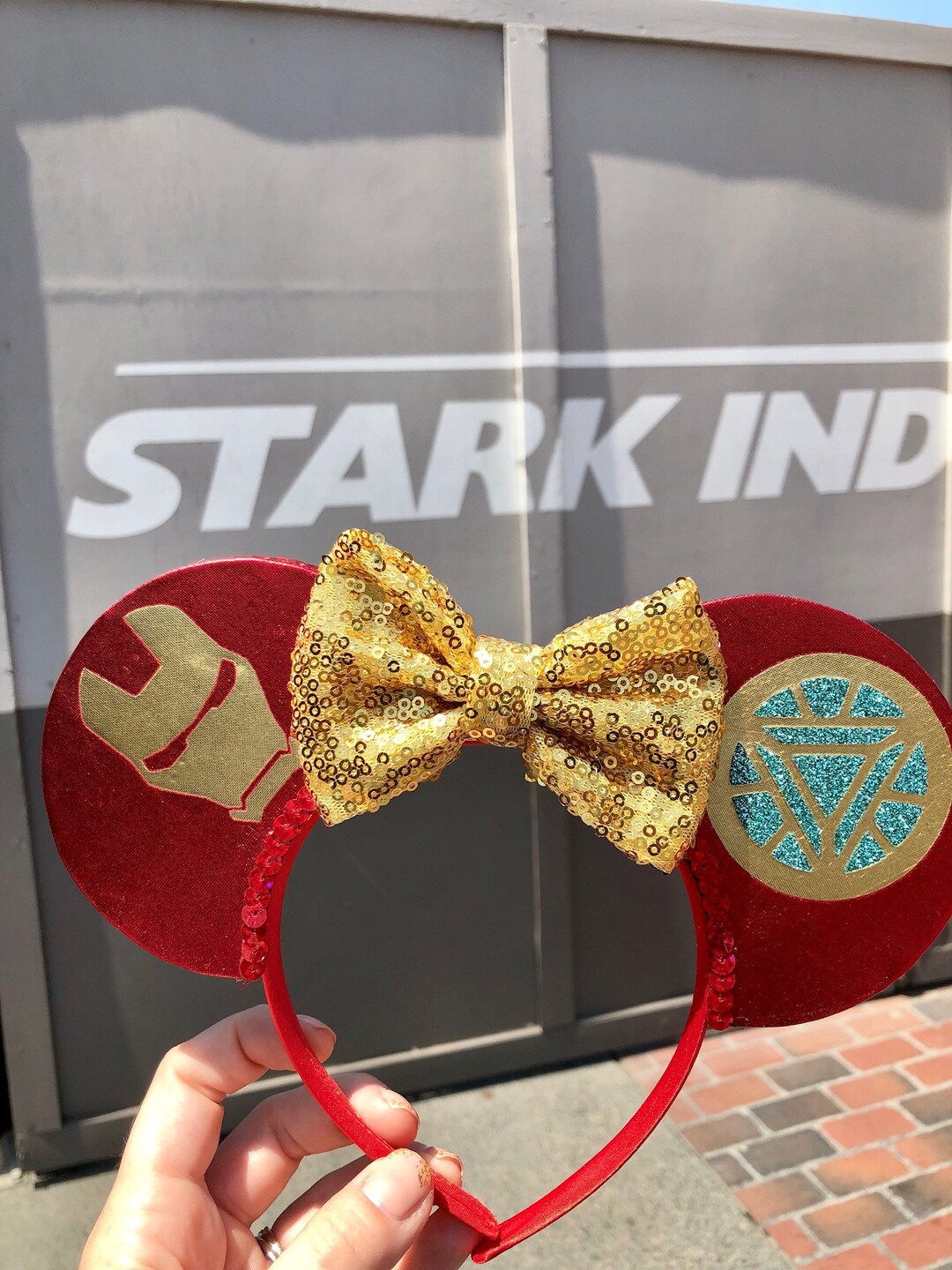 Iron Man Mouse Ears, Iron Man Ears, Iron Man Mickey Ears, Avengers Ears ...