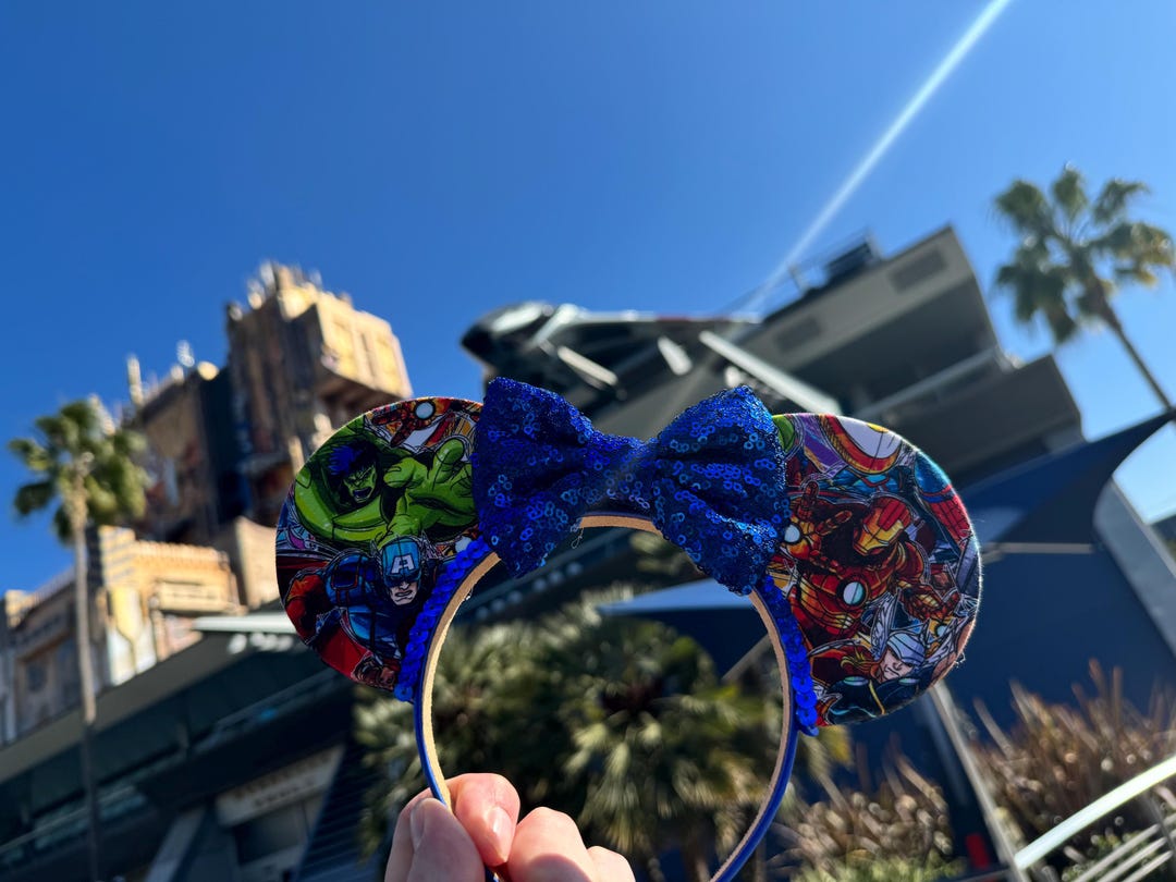 Superhero Mickey Ears, Marvel Mickey Ears, Marvel Mouse Ears, Superhero ...