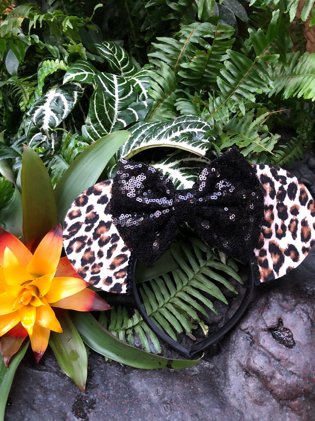 Leopard Print Mouse Ears, Jungle Cruise Inspired Ears, Animal Kingdom ...
