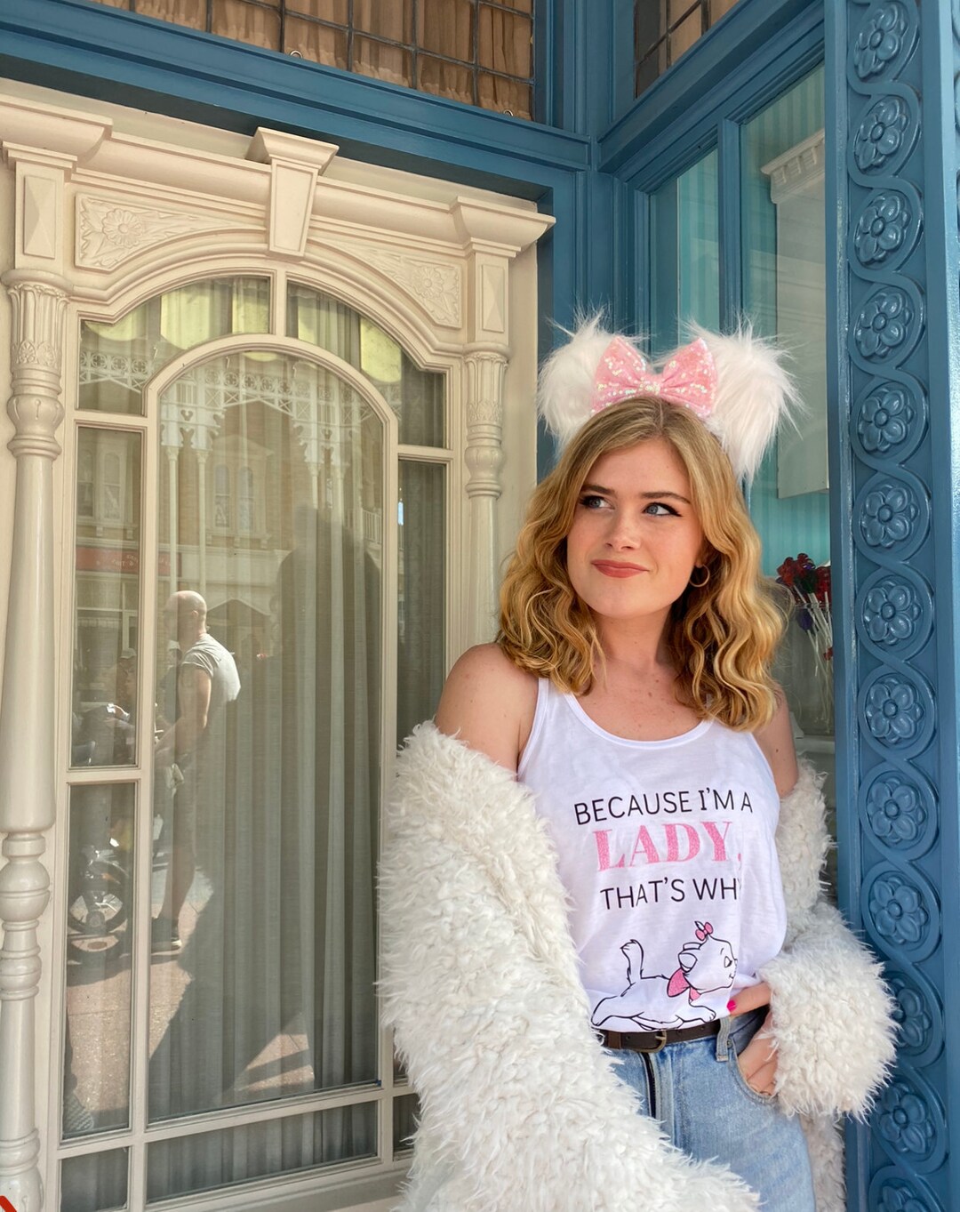 Marie Shirt, Kitty Marie Ears, Aristocats Shirt, Because I'm A Lady ...