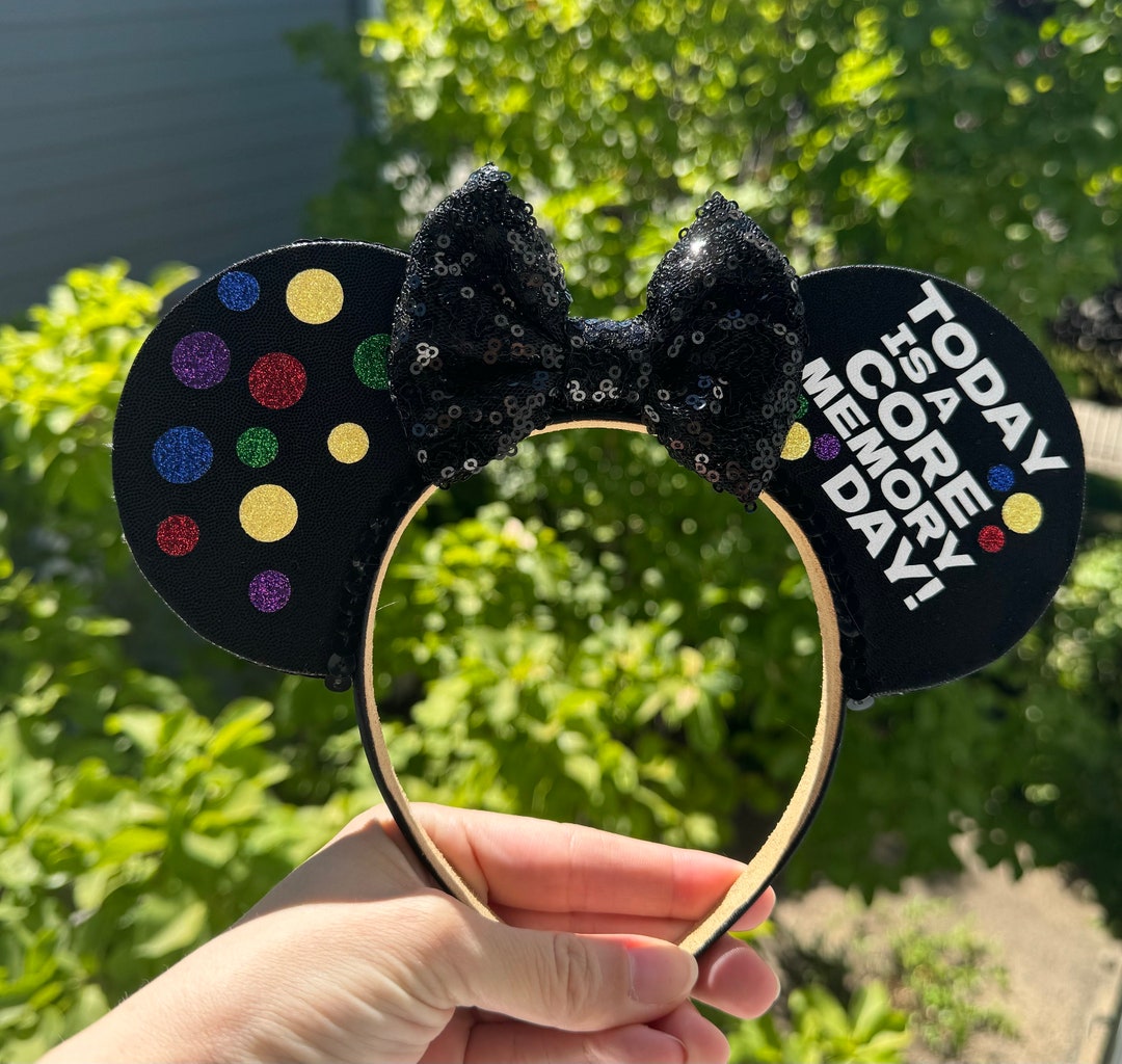 Inside Out Mouse Ears, Inside Out Ears, Inside Out Mickey Ears, Today is a Core Memory Day Ears ...