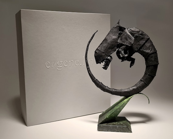 Origami Alien 3 Xenomorph Queen Chest Burster Model in Deluxe | Etsy ...