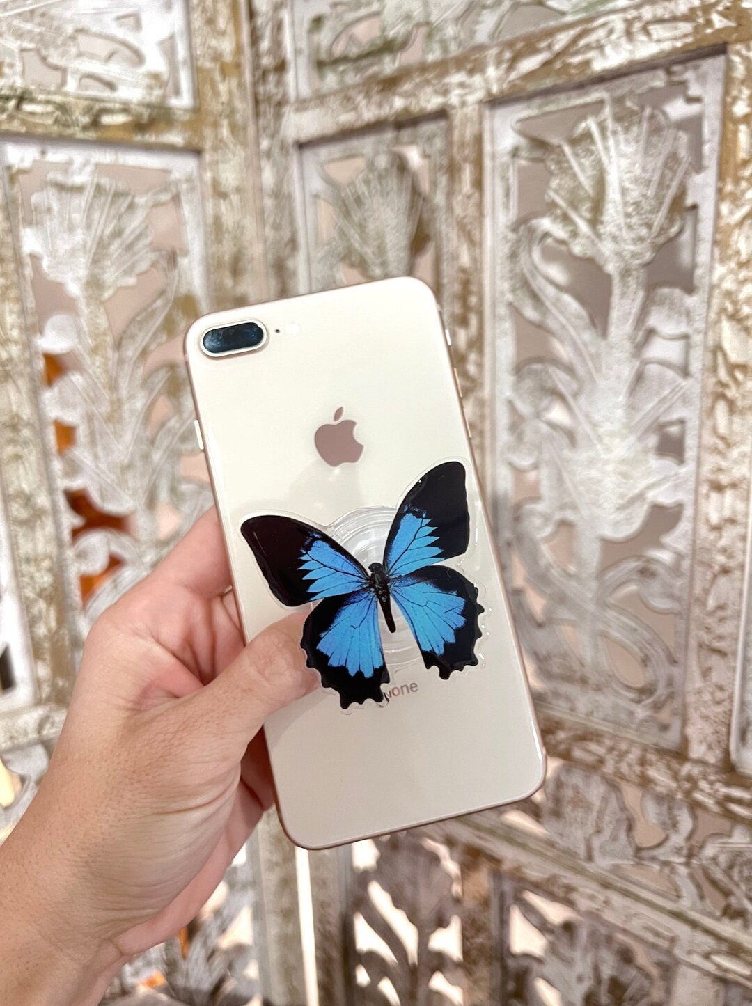 Butterfly Phone Grip, Rare Butterfly Stand, Monarch, Swallowtail, Luna ...