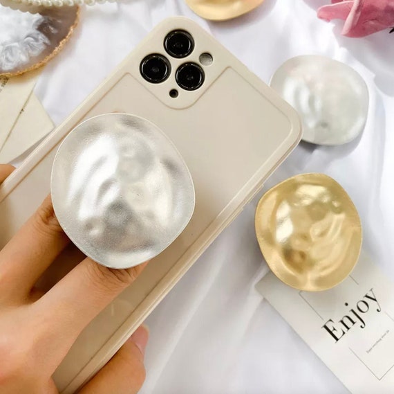 Matte Gold Phone Grip Gold Aesthetic Phone Stand Iphone | Etsy