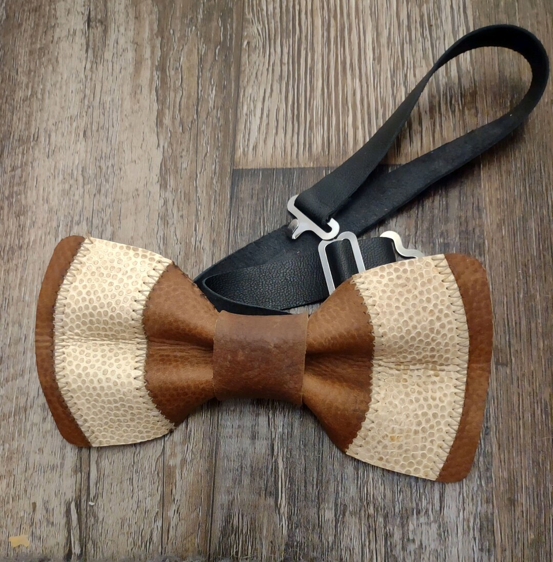 Leather Bow Tie (sample Listing) - Etsy