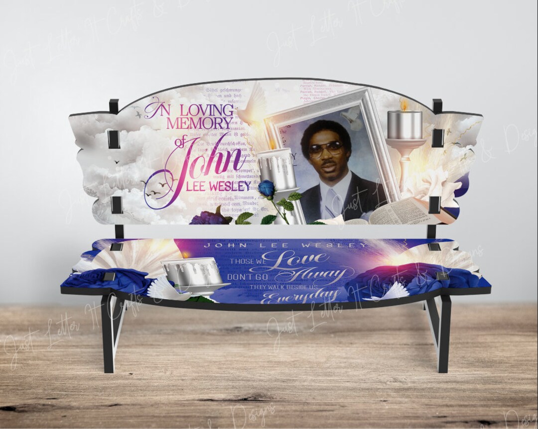 Loved One Memorial Bench, in Memory Of, in Remembrance, RIP, RIH ...