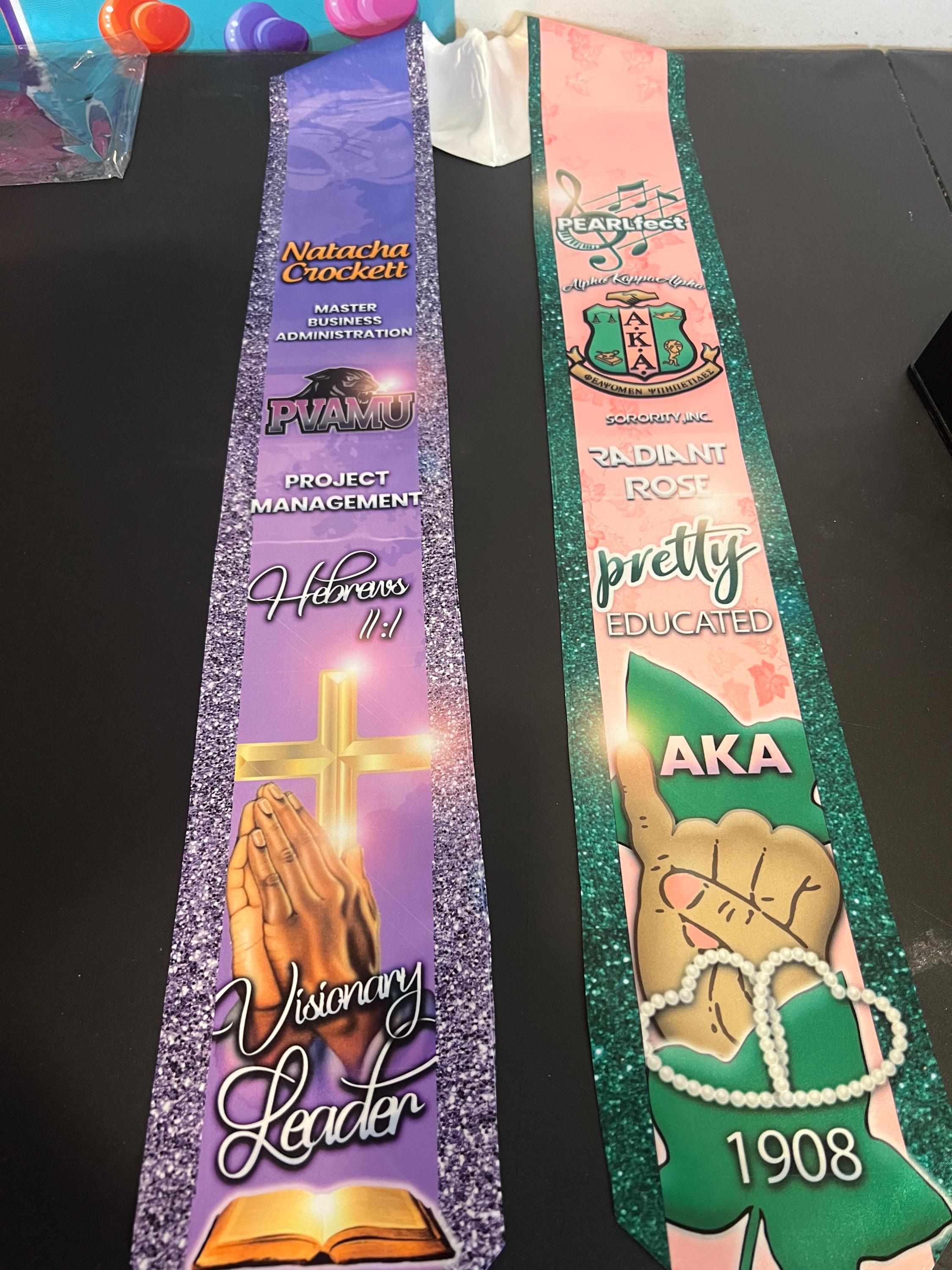 Alpha Kappa Alpha, Soror,aka Graduation Stoles,class of 2025,grad ...