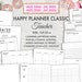 EDITABLE Classic Happy Planner Inserts, Happy Planner Inserts Printable ...