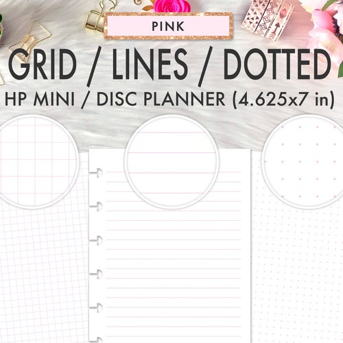 Digital Mini Happy Planner Size Grid Inserts - Etsy