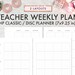 Printable Teacher Planner|teacher Planner Pages|lesson Planner|daily ...