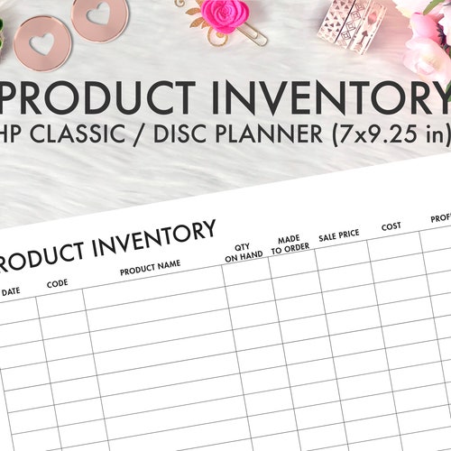 Happy Planner Classic PURCHASE TRACKER Printable Insert - Etsy