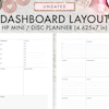 EDITABLE Classic Happy Planner Inserts, Happy Planner Inserts Printable ...