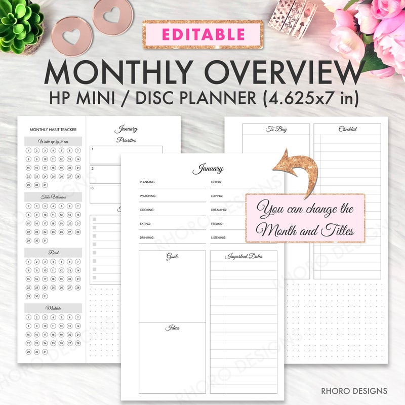 Happy Planner Insert - Etsy