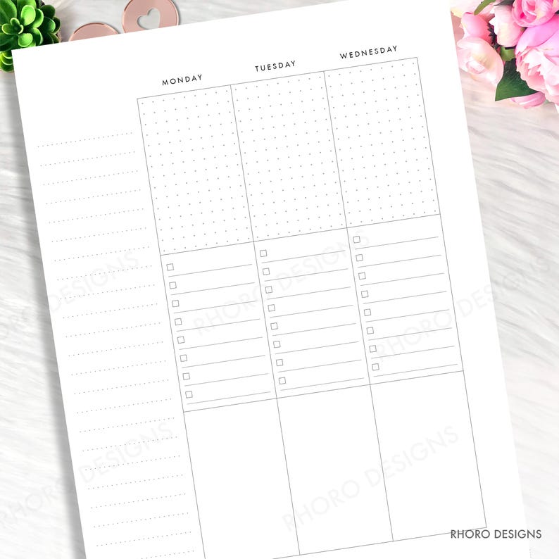 Classic Happy Planner Inserts, Happy Planner Inserts Printable, Weekly ...