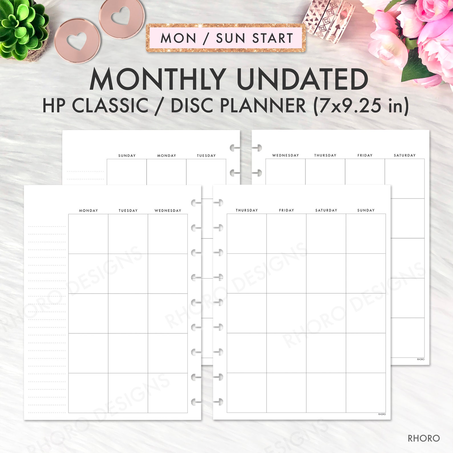 Happy Planner Printable Inserts, Happy Planner Bundle, Happy Planner ...