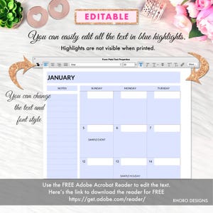 EDITABLE Classic Happy Planner Inserts, Happy Planner Inserts Printable ...