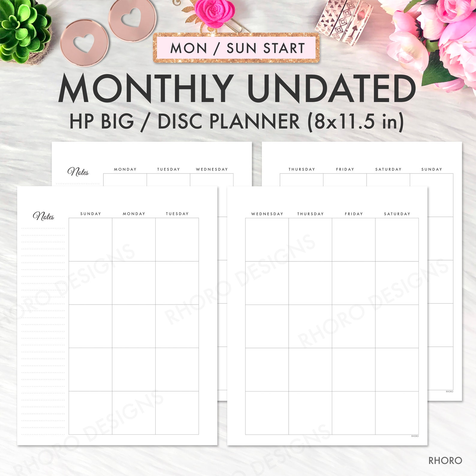 Big Happy Planner Printable, Big Happy Planner Inserts, Bundle Inserts ...