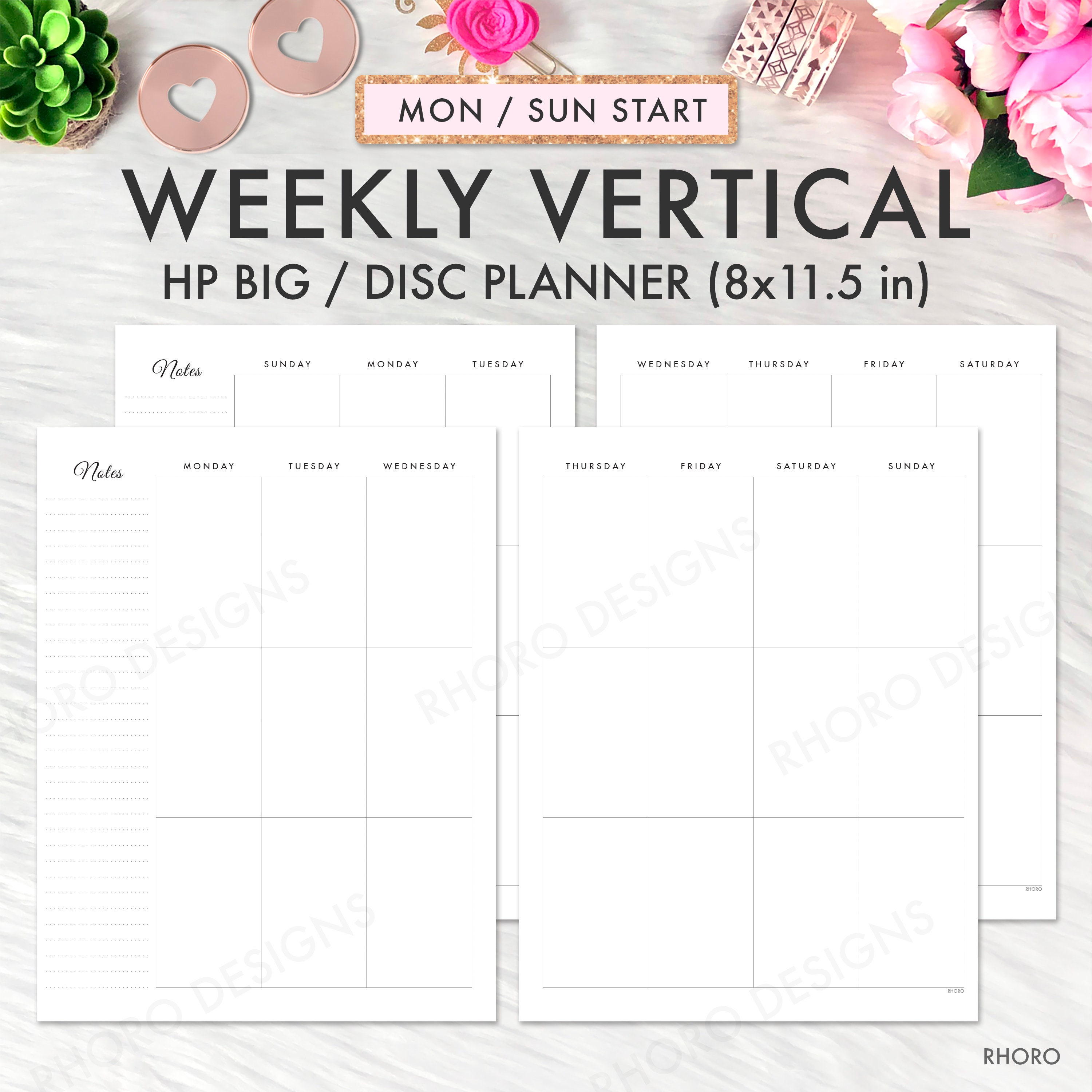 Big Happy Planner Printable, Big Happy Planner Inserts, Bundle Inserts ...