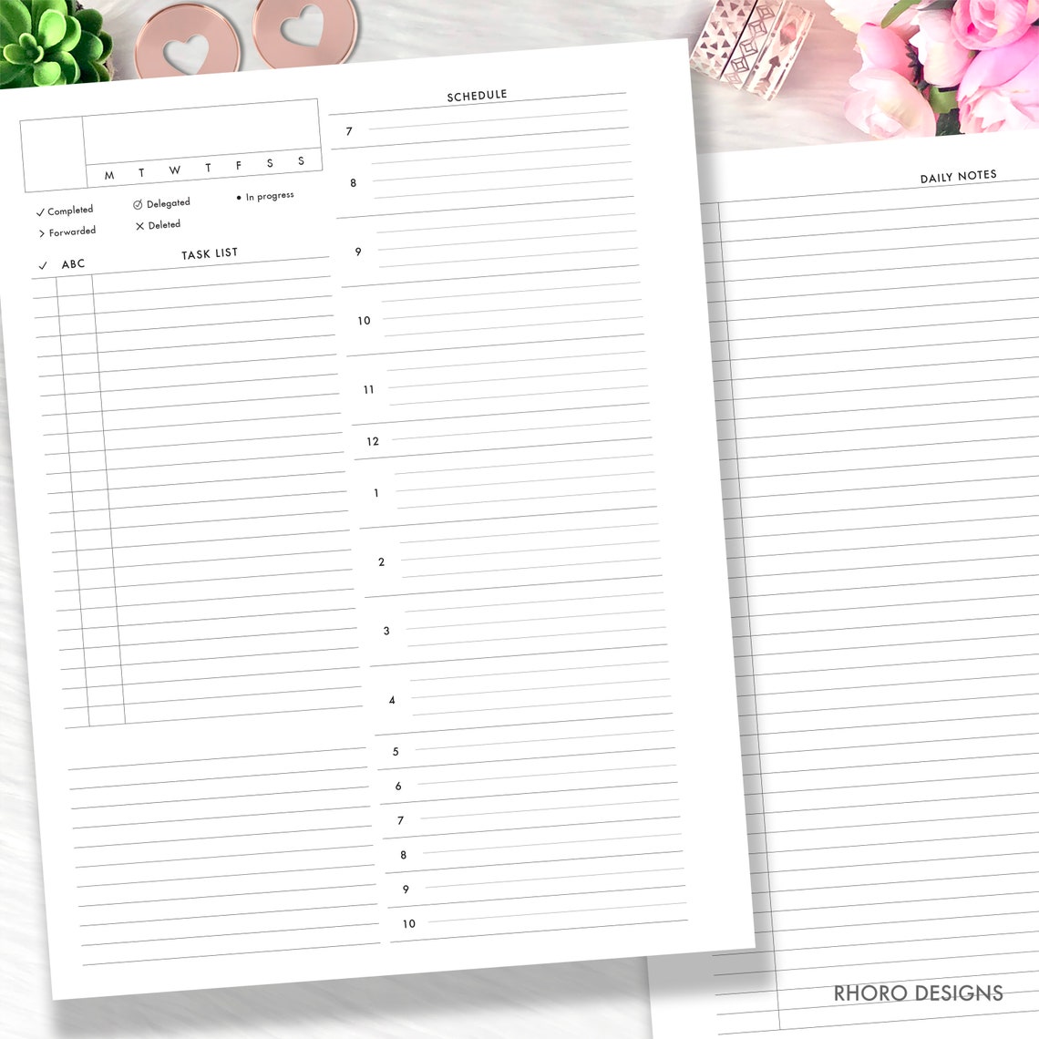 Big Happy Planner Inserts, Happy Planner Big Inserts Printable, Daily ...