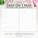 Classic Happy Planner Inserts, Happy Planner Inserts Printable, Daily ...