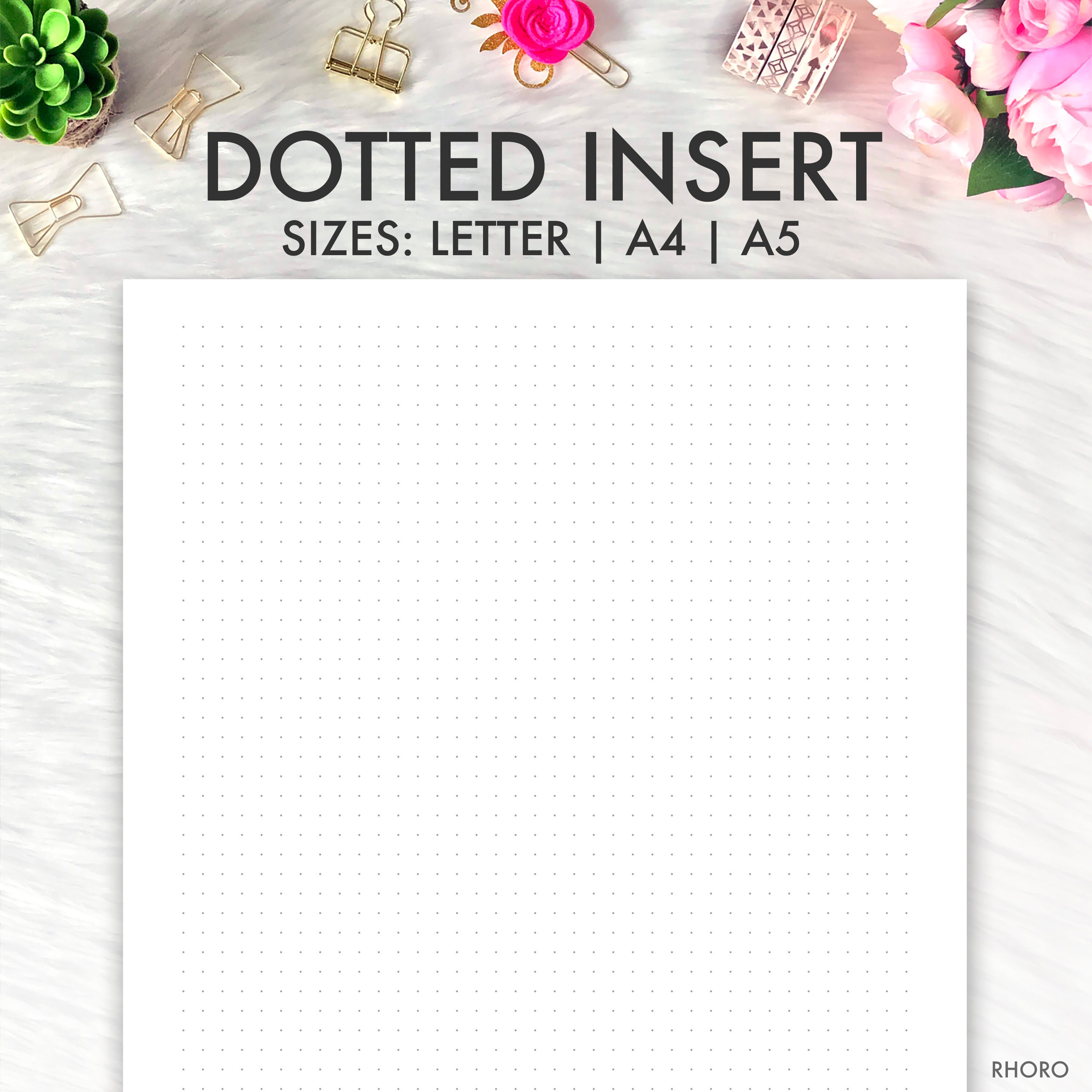 DOT GRID LINES Printable Dotted Grid Lines Dotted Grid - Etsy